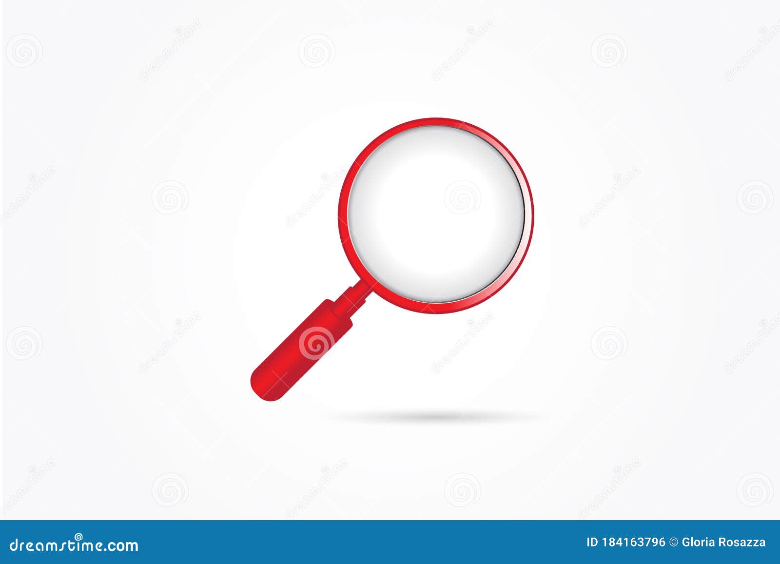 Magnifying Glass Vector Icon Symbol Stock Vector - Illustration of ...
