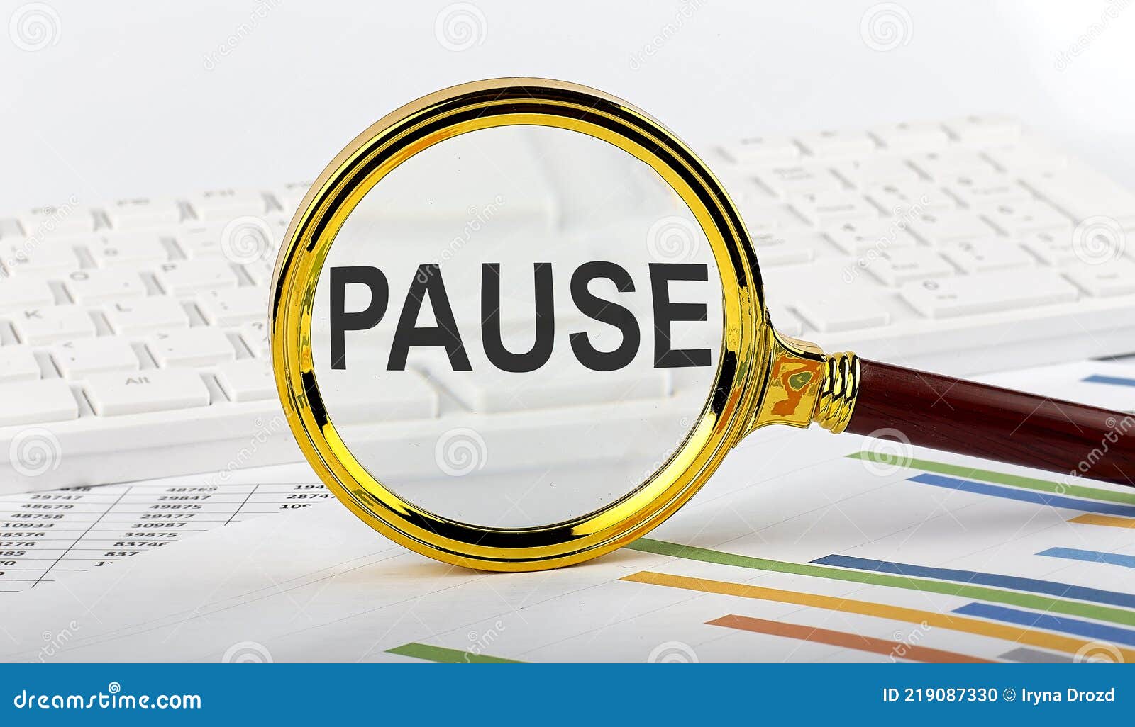 Word `Pause` And A Shape Of A Question Mark Made Of Roasted Espresso ...