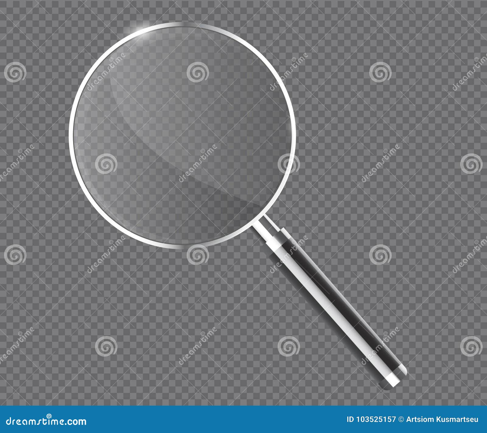 Magnifying lens. stock vector. Illustration of glass - 103525157