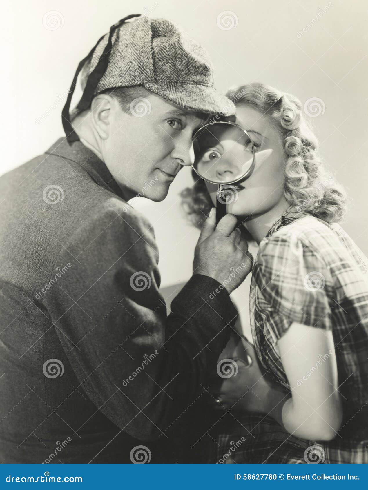 Magnifying the problem stock photo. Image of enlargement - 58627780