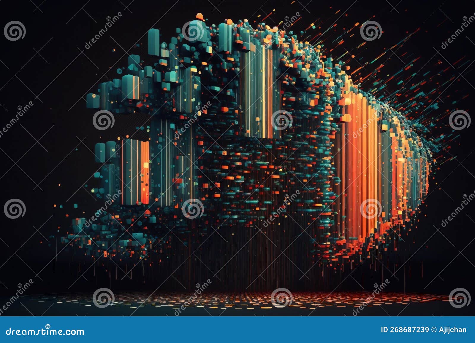 Big Data, Artificial Intelligence and Quantum Computing Concept ...