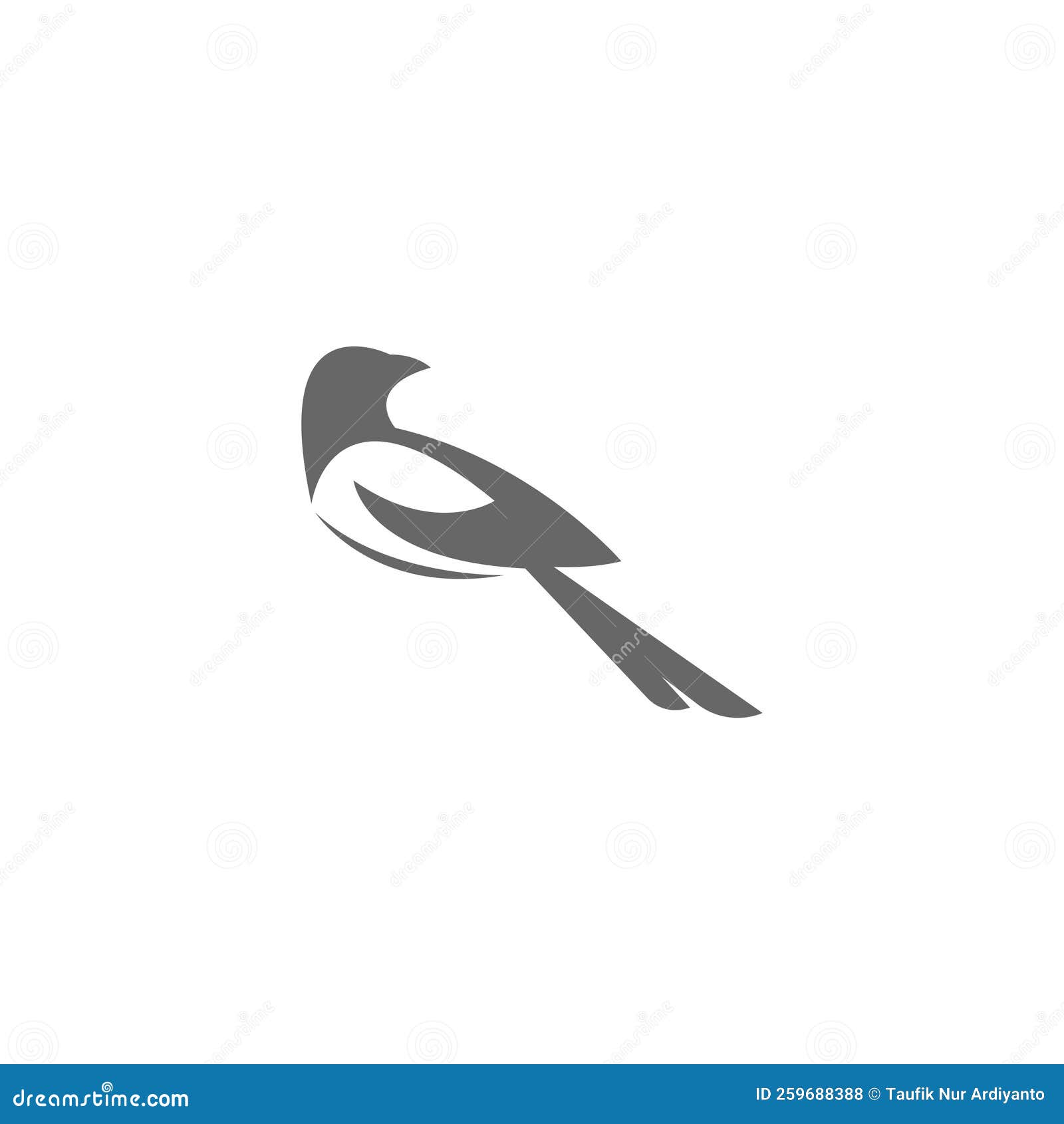 Magpie Logo Icon Illustration Design Stock Illustration - Illustration ...