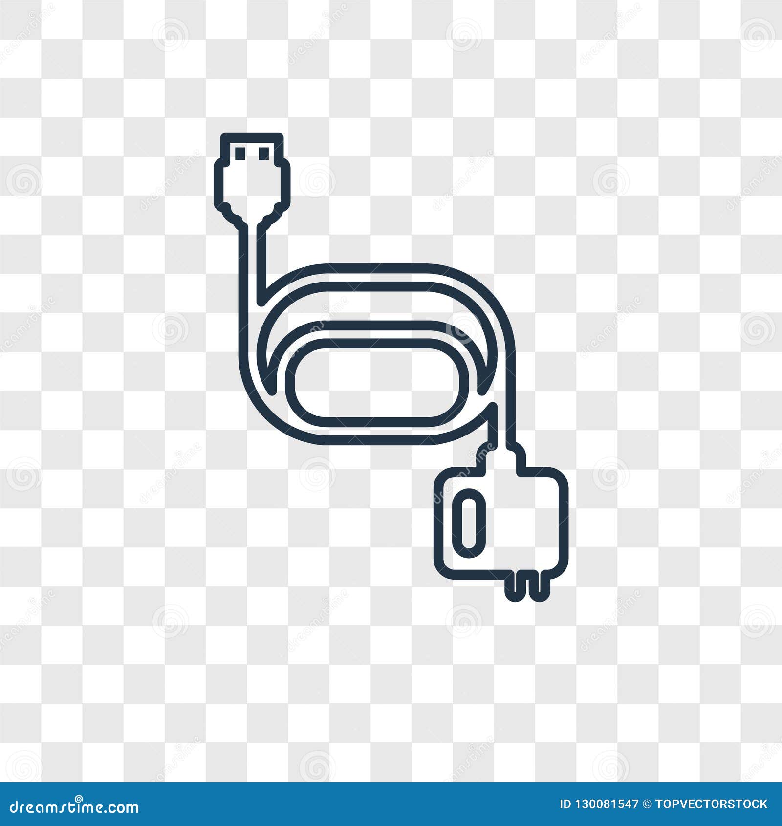 Linear Magsafe Icon From Electronic Devices Outline Collection. Thin ...