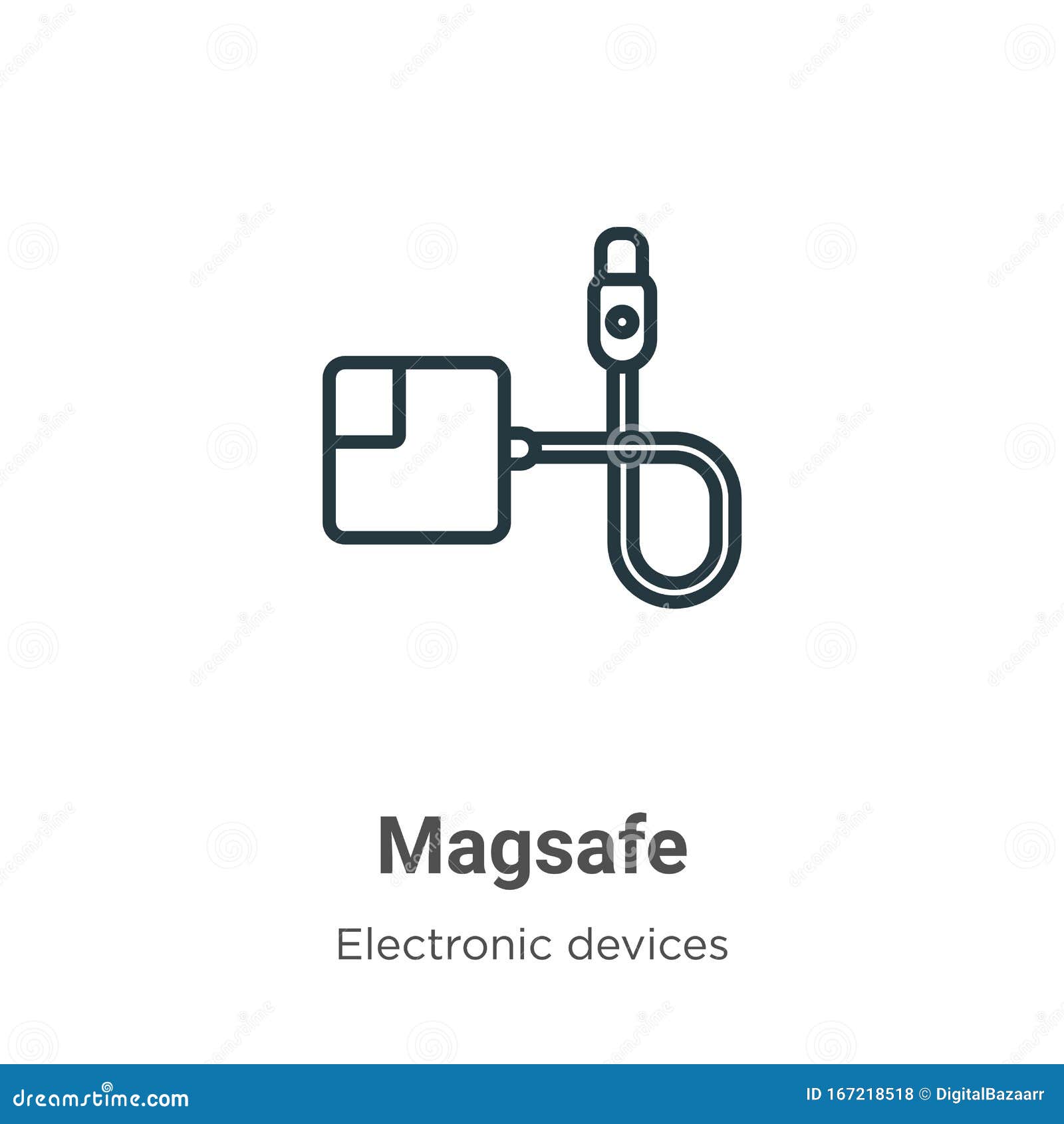 Magsafe Isolated Icon. Simple Element Illustration From Electronic ...