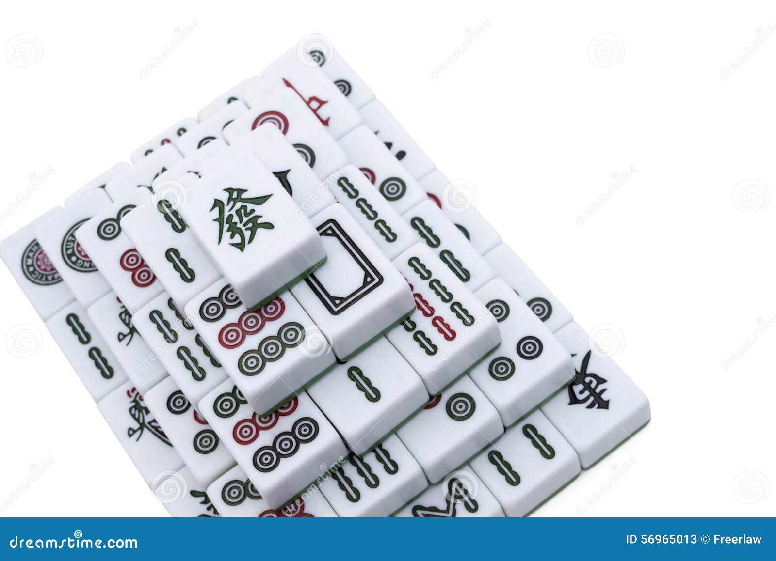 Mah Jong Bricks Stack Up with Clipping Path Stock Image - Image of jong ...