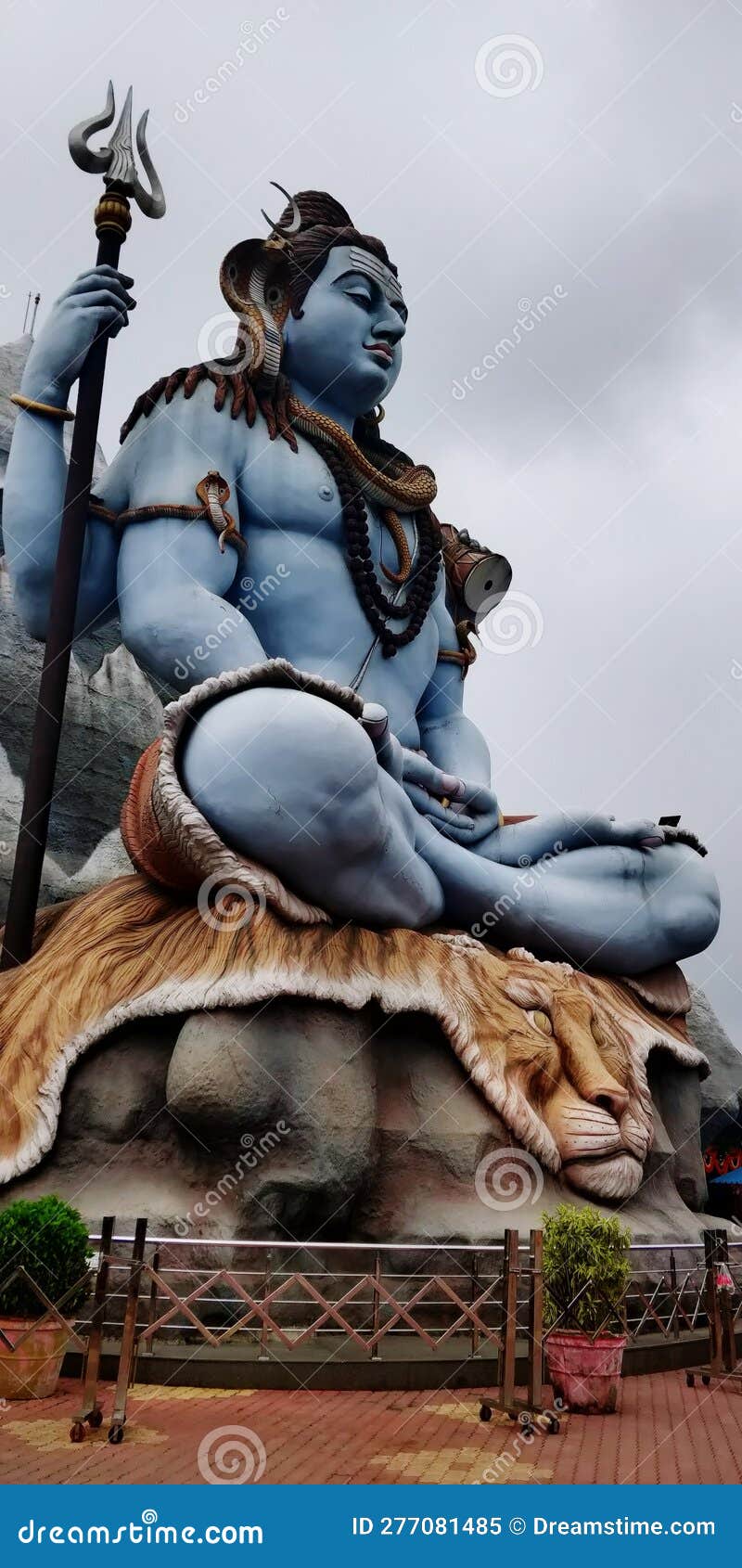 MAHADEVA BLESSINGS YOU . stock image. Image of mahadev - 277081485