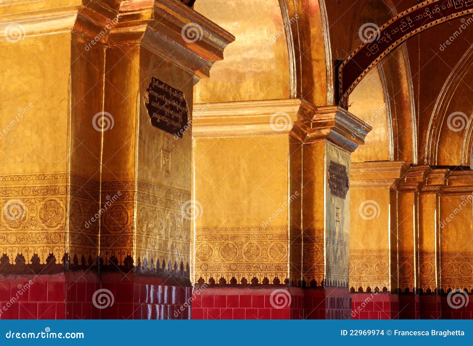 Buddha With Temple Building Background Royalty-Free Stock Photo ...