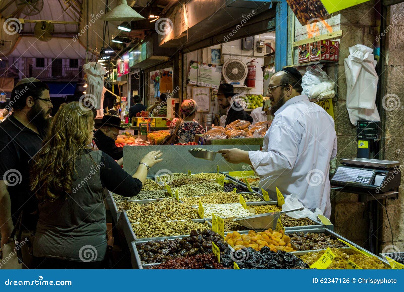 Mahane Yehuda Market a Gerusalemme, Israele Fotografia Editoriale ...