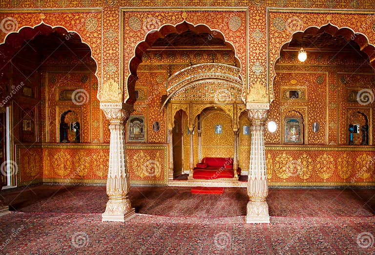 Maharaja S Resting Room in Gold Patterns in India Editorial Stock Image ... Maharaja S Resting Room in Gold Patterns in India Editorial Stock Image ...