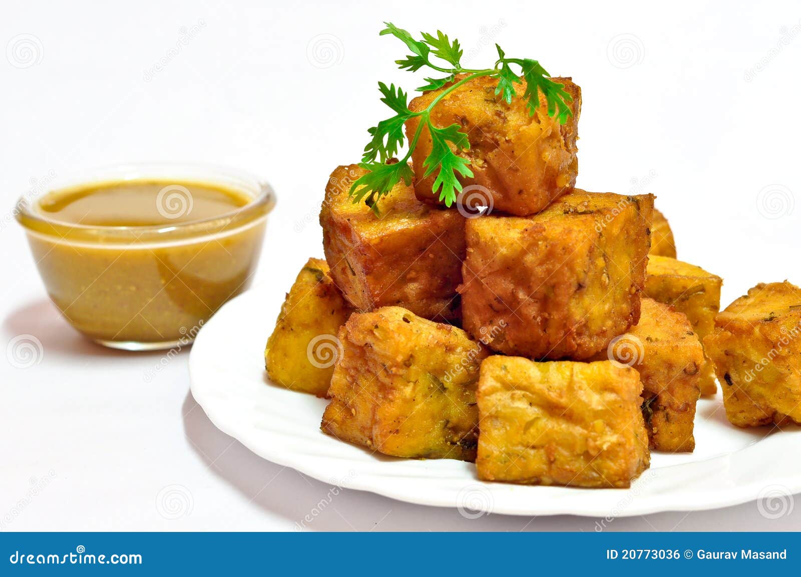 Maharashtrian Snack Kothimbir Vadi Stock Photo - Image of healthy ...