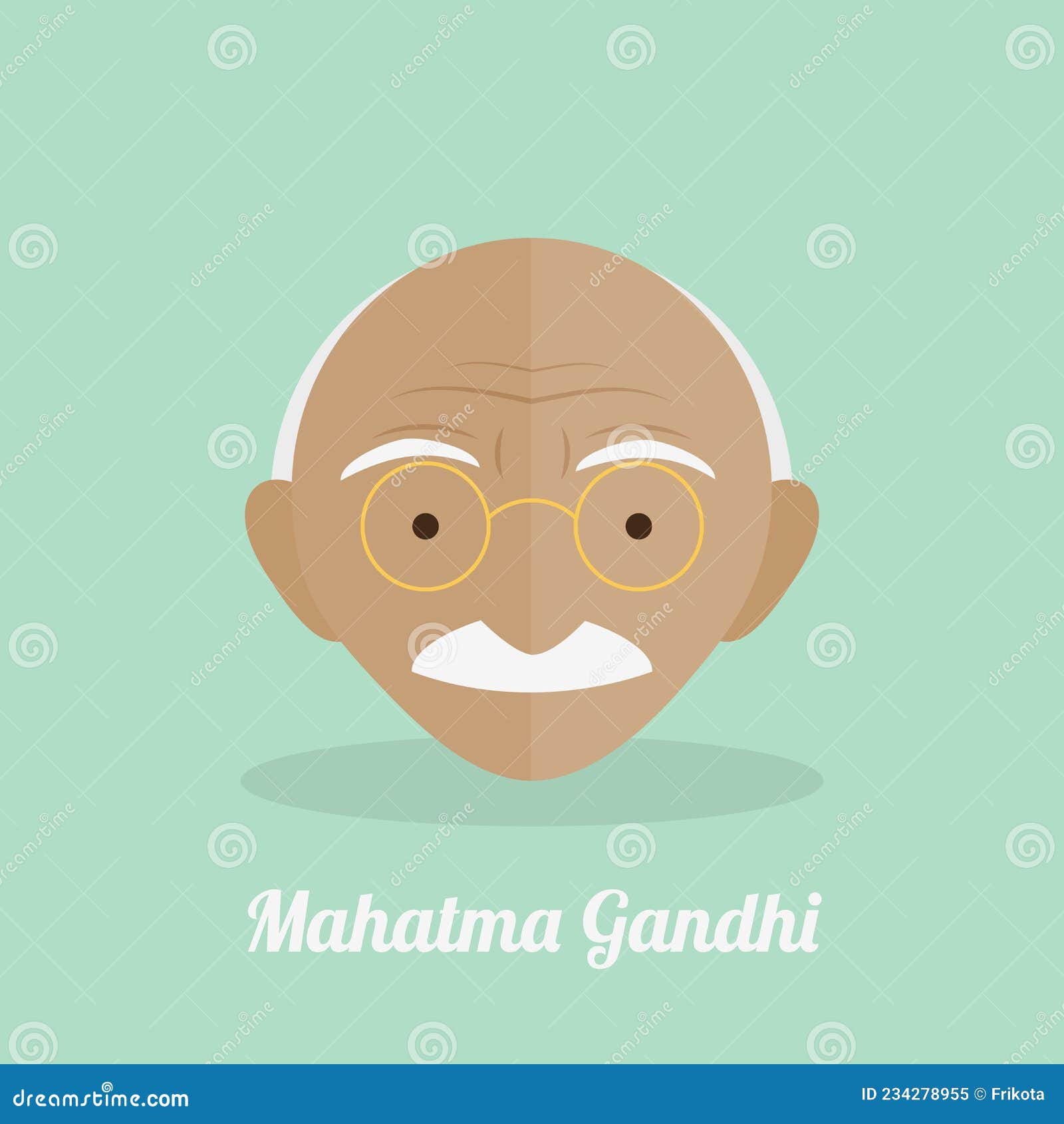 Mahatma Gandhi. Minimalist Portrait. Non-violence Concept. Vector ... Mahatma Gandhi. Minimalist Portrait. Non-violence Concept. Vector ...