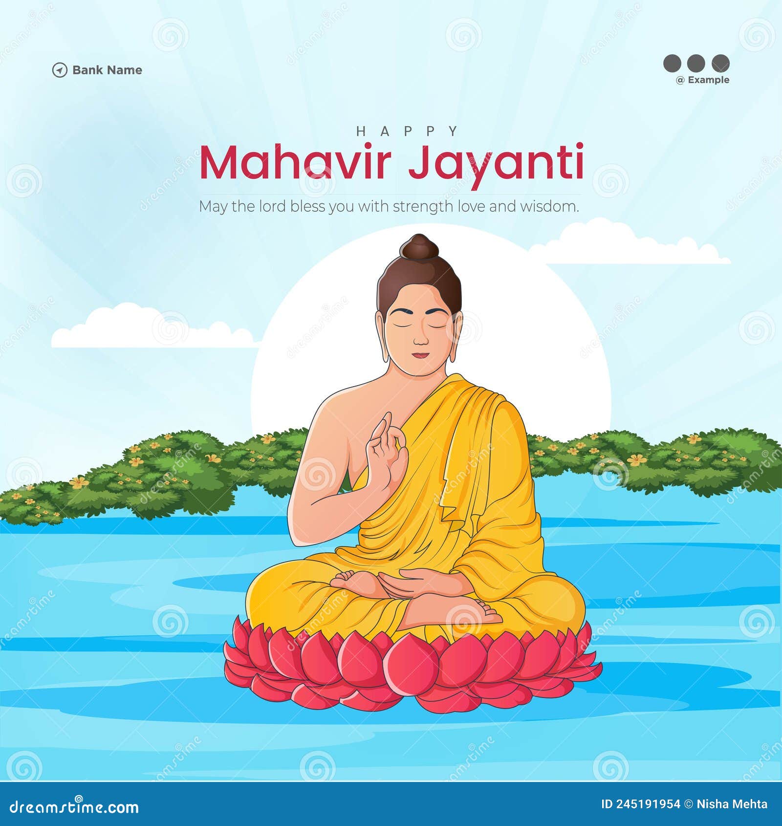 Happy Mahavir Jayanti Wallpaper Greeting Wishes, Jain Festival Poster ...