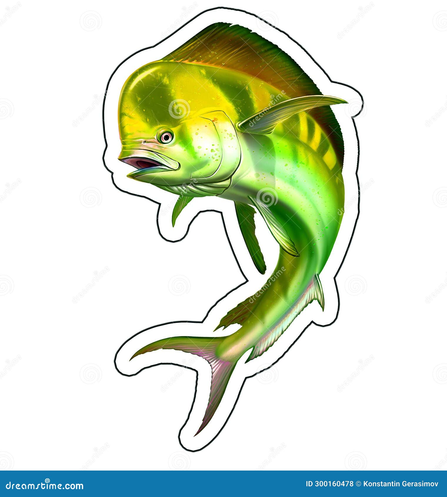 Mahi Mahi Logo Vector Design Inspiration | CartoonDealer.com #189099411
