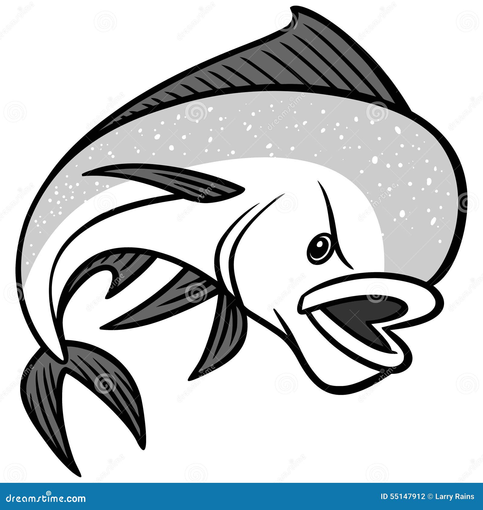 Mahi Mahi Mascot Stock Illustration | CartoonDealer.com #55041238