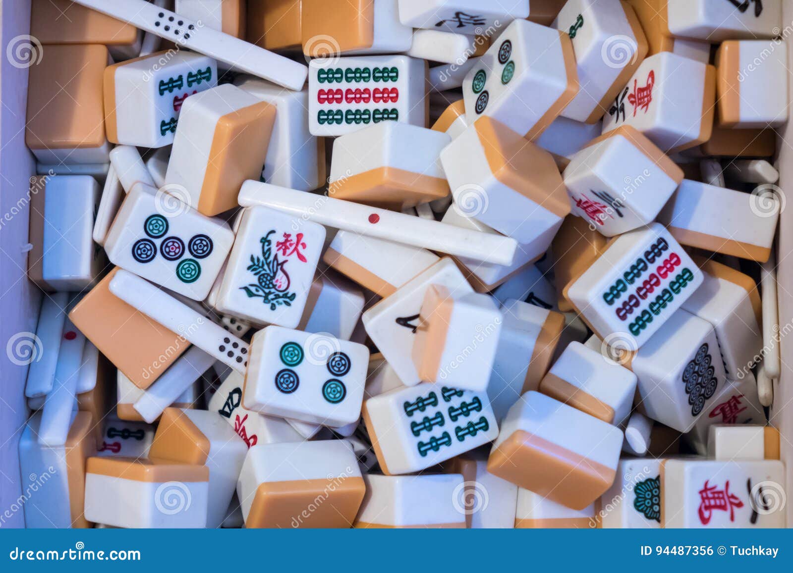 Mahjong foto de archivo. Imagen de tradicional, ocio - 94487356