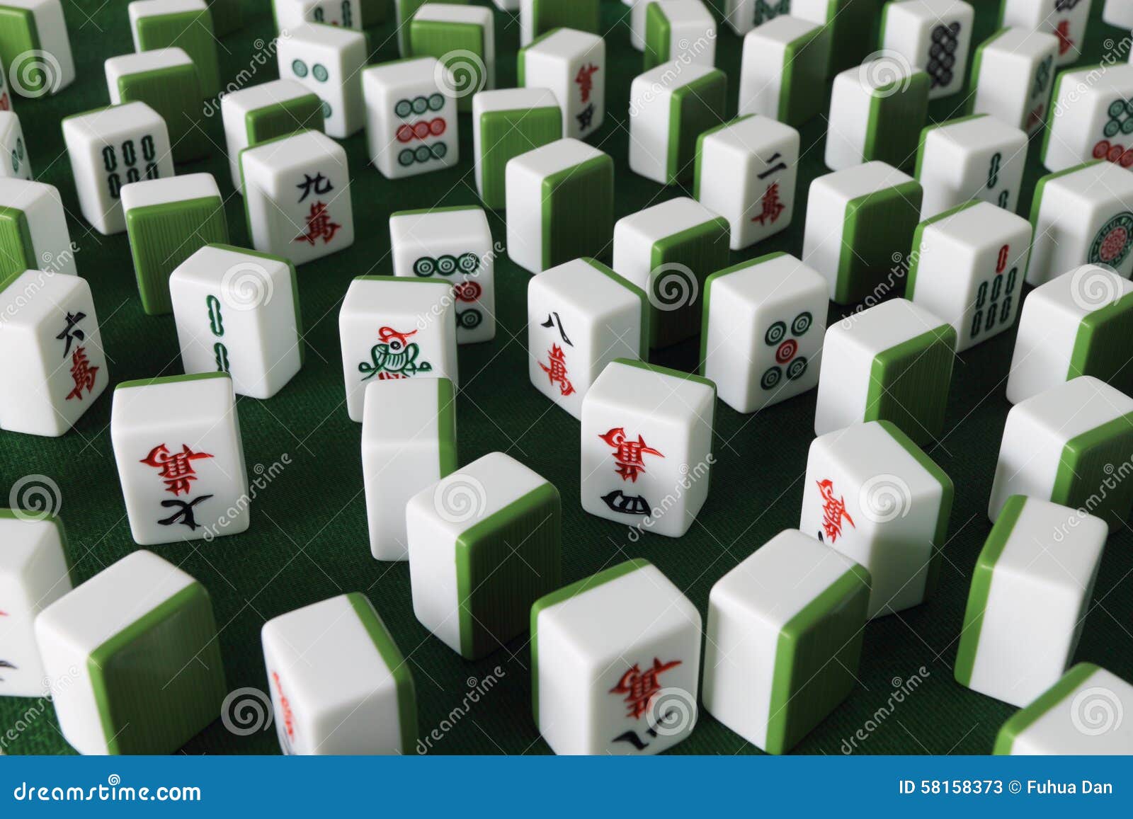 Mahjong stock image. Image of mahjong, character, games - 58158373