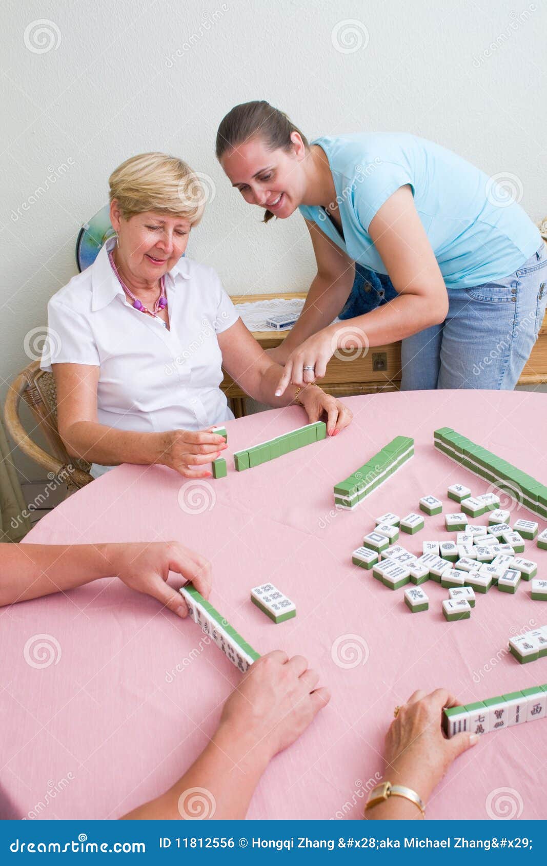 Mahjong game stock photo. Image of majiang, daughter - 11812556