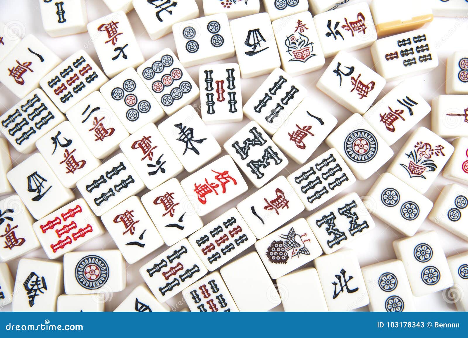 Mahjong stock image. Image of studio, mahjong, white - 103178343