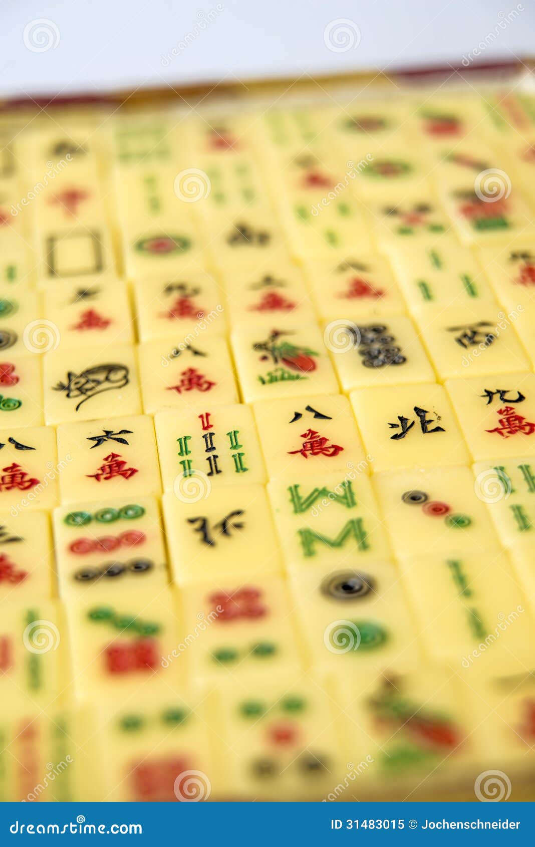 Mahjong stock image. Image of gamble, colorful, numbers - 31483015
