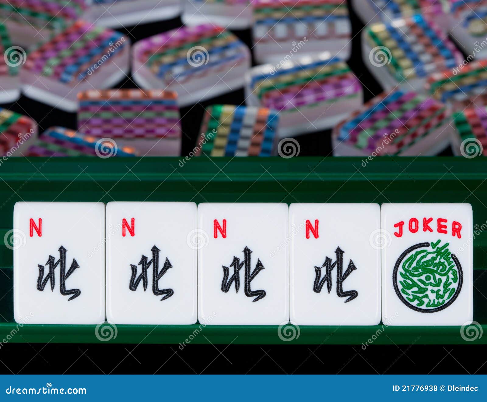 Mahjong tiles stock photo. Image of luck, background - 21776938