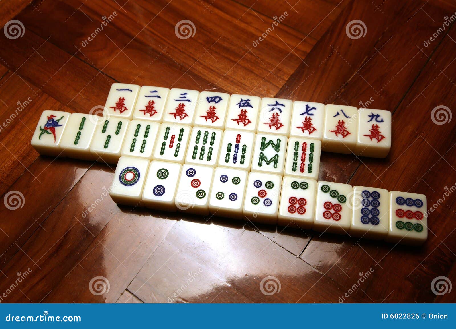 Mahjong tiles in rows stock photo. Image of design, game - 6022826