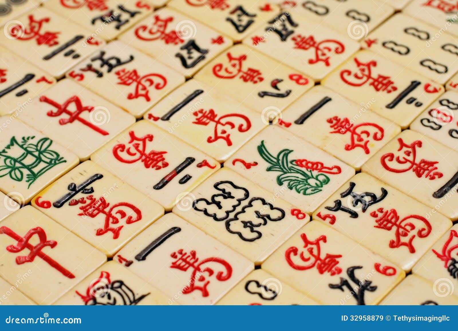 Mahjongg Pieces Royalty-Free Stock Photo | CartoonDealer.com #32958885