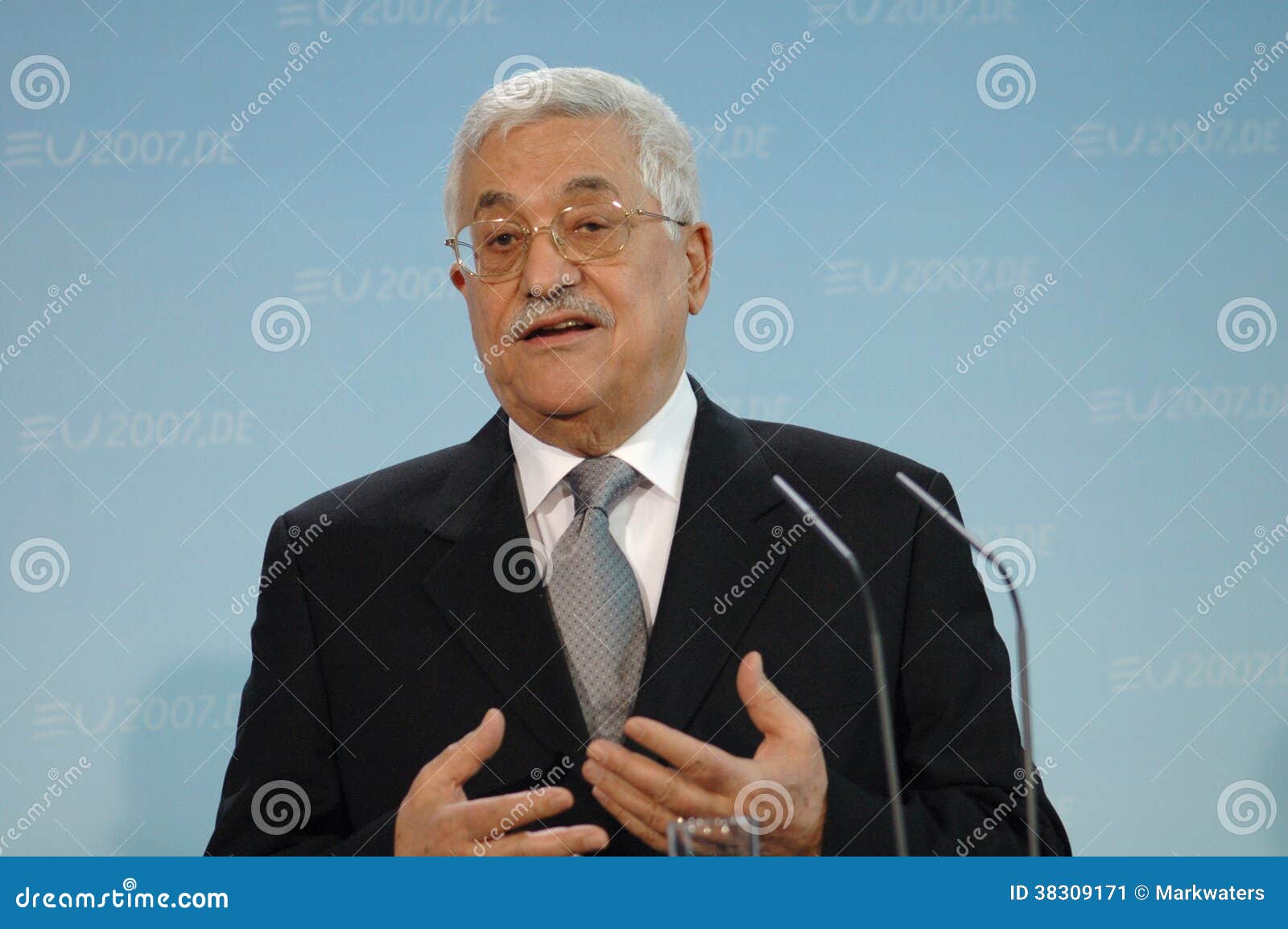 Mahmud Abbas editorial photo. Image of palestine, bundeskanzleramt ...