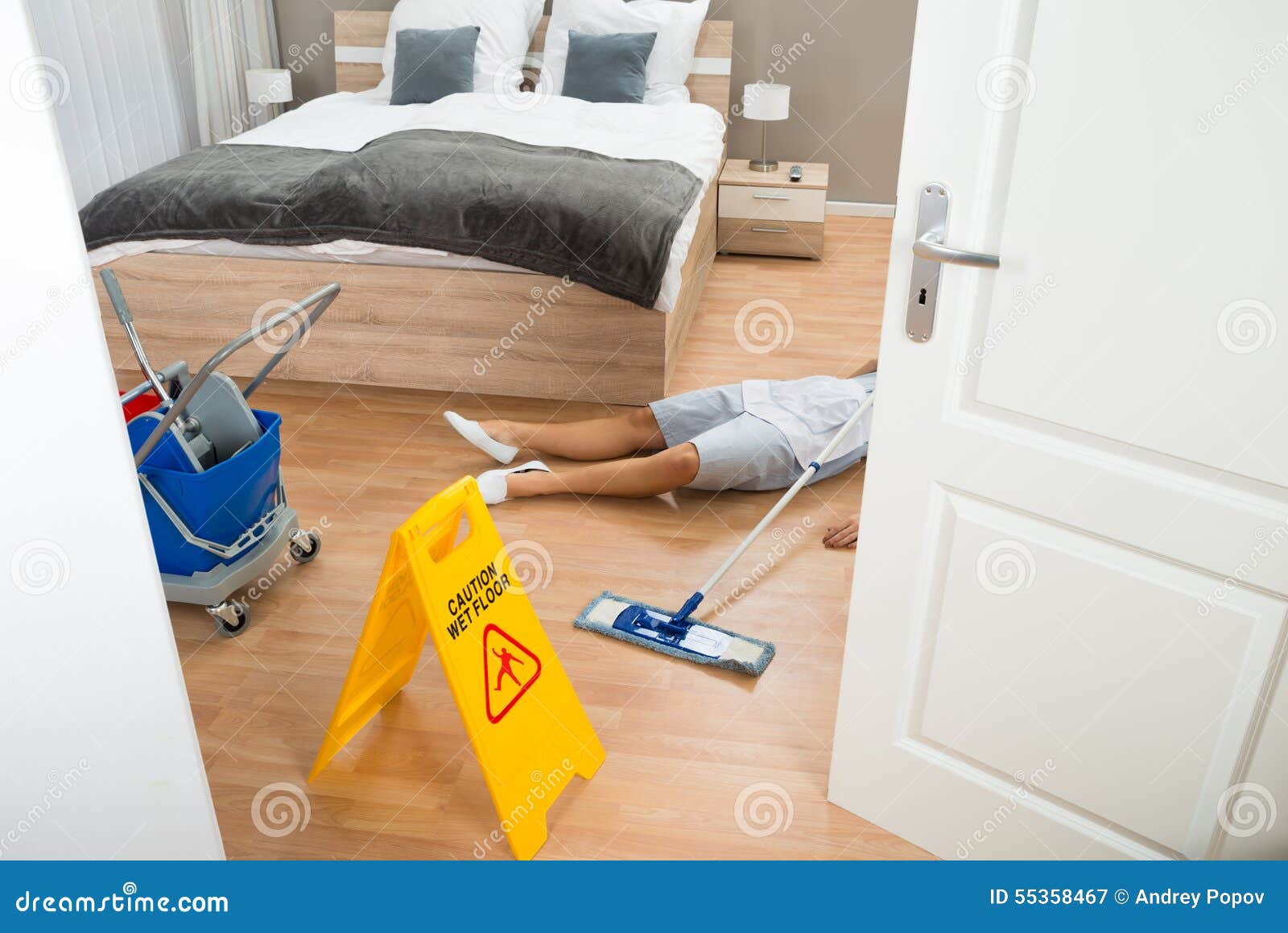 Maid Had Accident while Cleaning Hotel Room Stock Image - Image of ... Maid Had Accident while Cleaning Hotel Room Stock Image - Image of ...