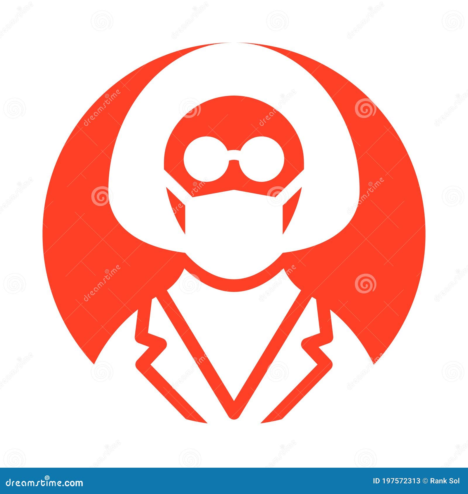 Maid Wearing Mask Vector Icon Which Can Easily Modify or Edit Stock ...
