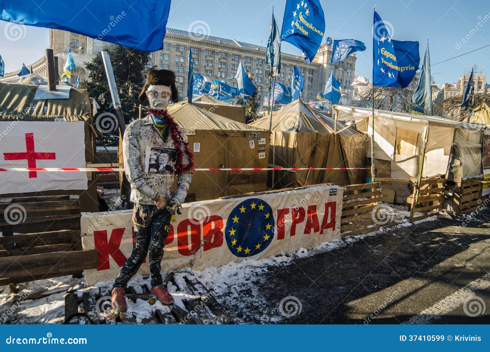 Maidan Protests on 31 January 2014 in Kiev, Ukraine Editorial Stock ...