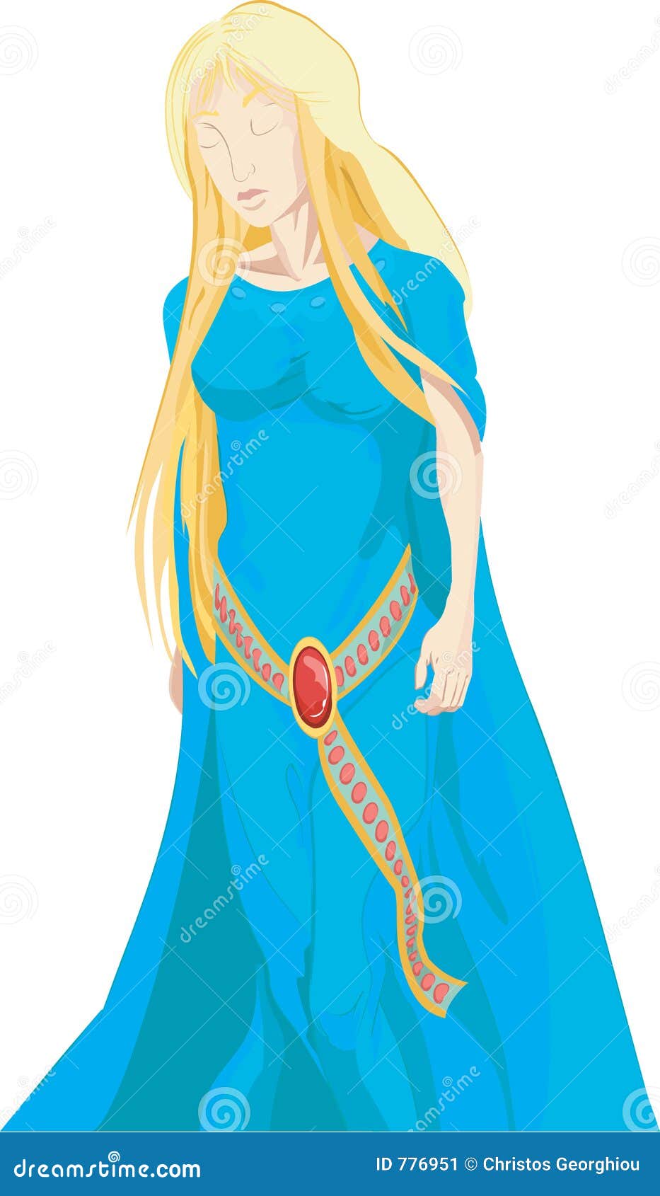Maiden stock vector. Illustration of costume, fair, faery - 776951