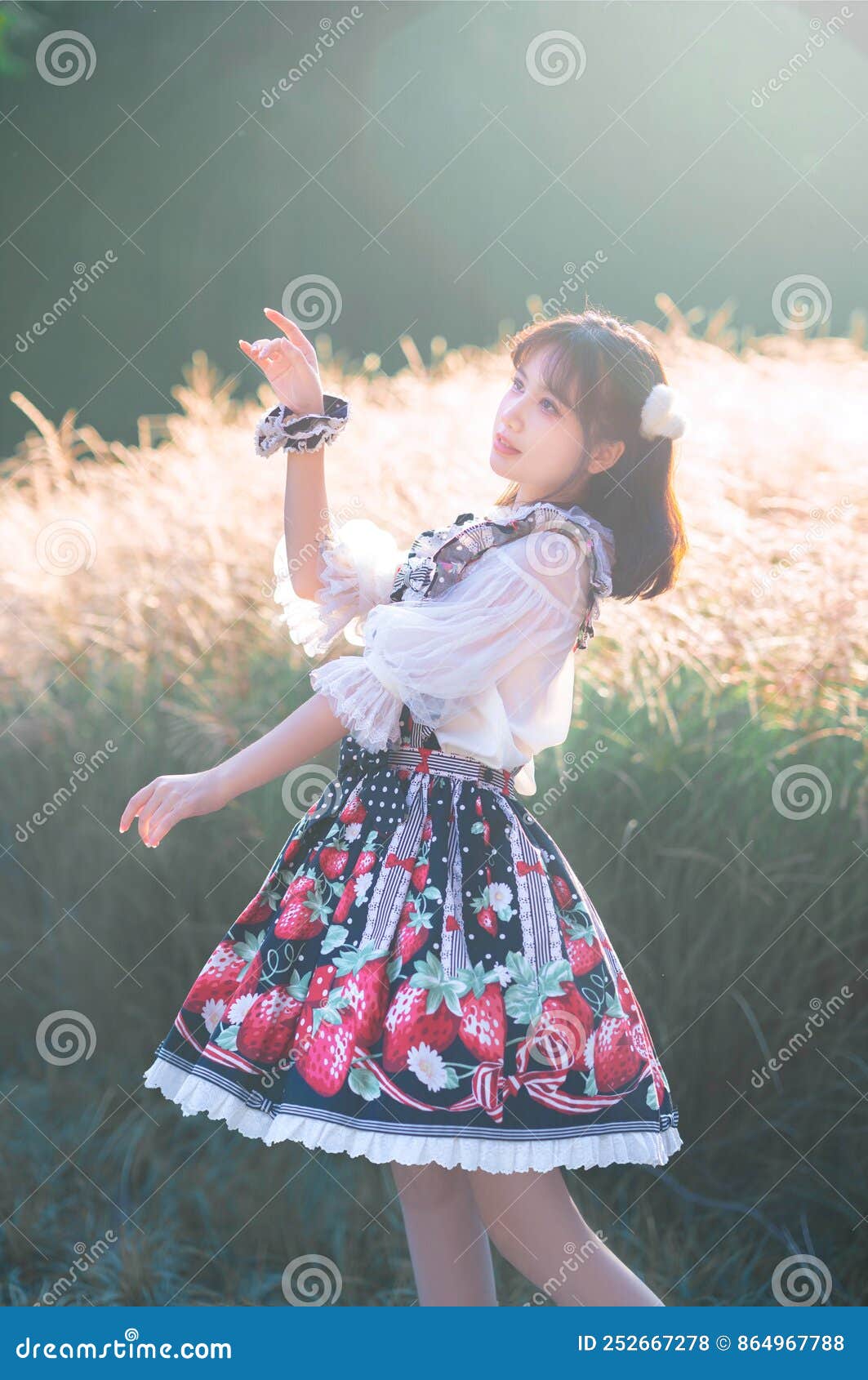 A maiden in the open sun stock photo. Image of outdoors - 252667278