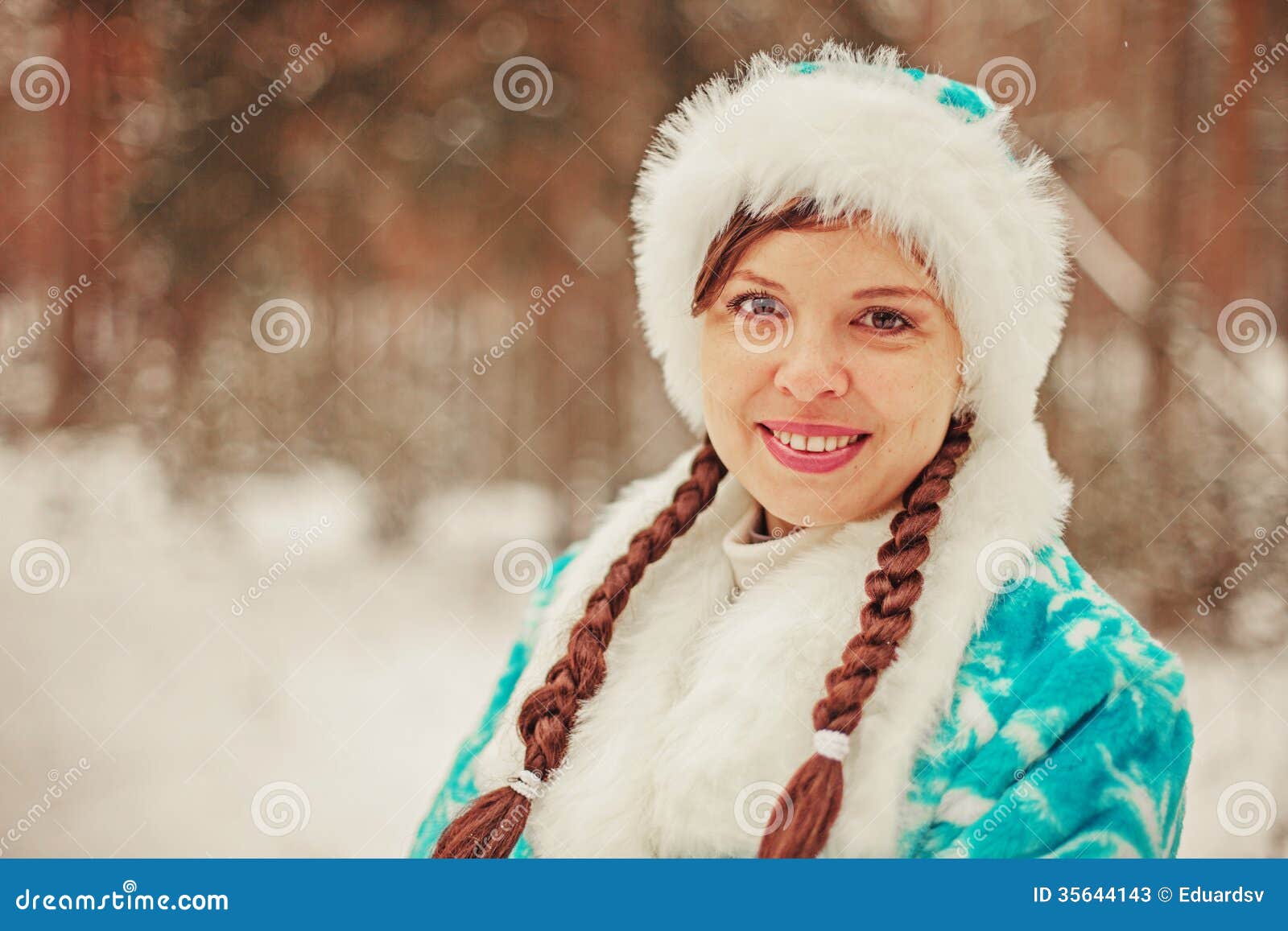 Maiden. stock image. Image of smiling, holiday, pine - 35644143