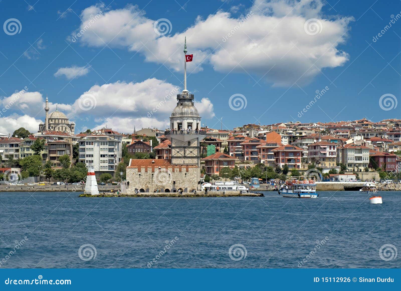 The Maiden s Tower stock photo. Image of nation, historical - 15112926