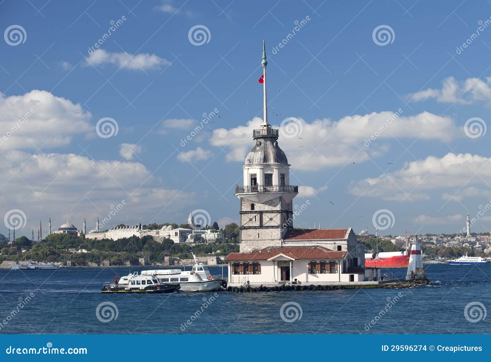 Maiden s Tower stock photo. Image of skdar, tower, traditional - 29596274