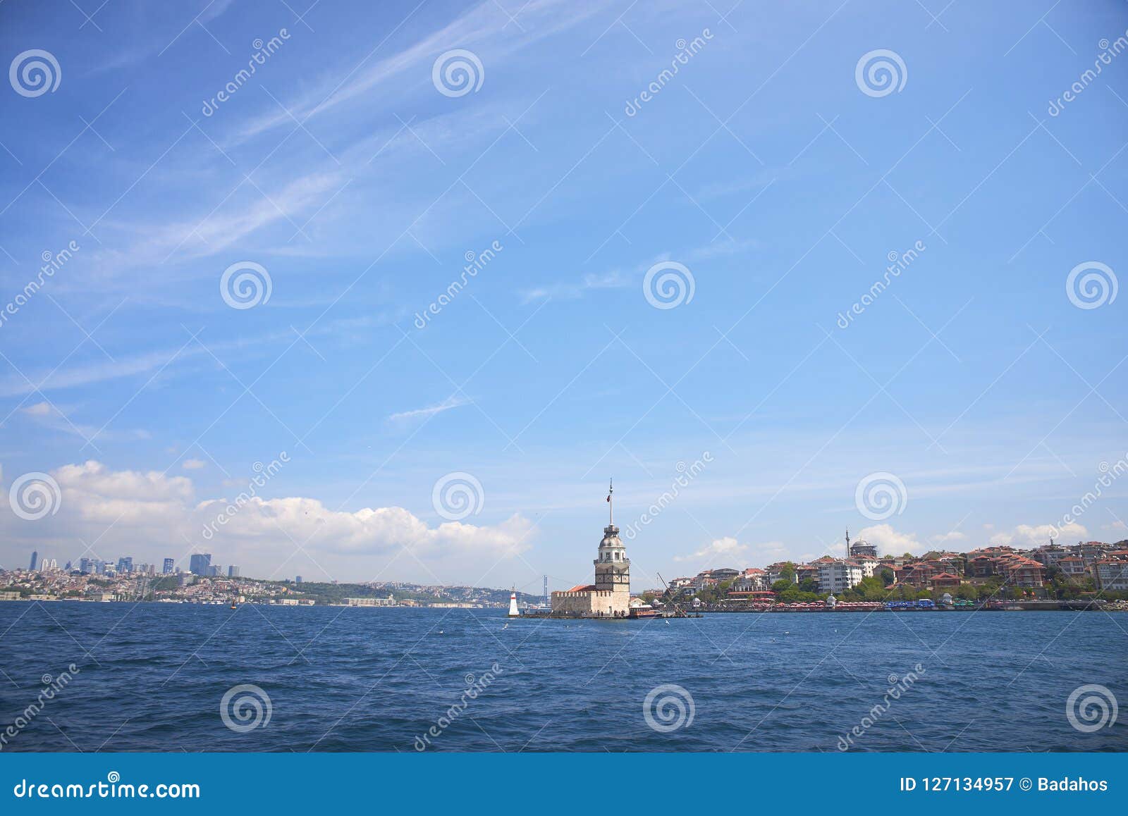 The Maiden`s Tower stock image. Image of byzantium, freedom - 127134957