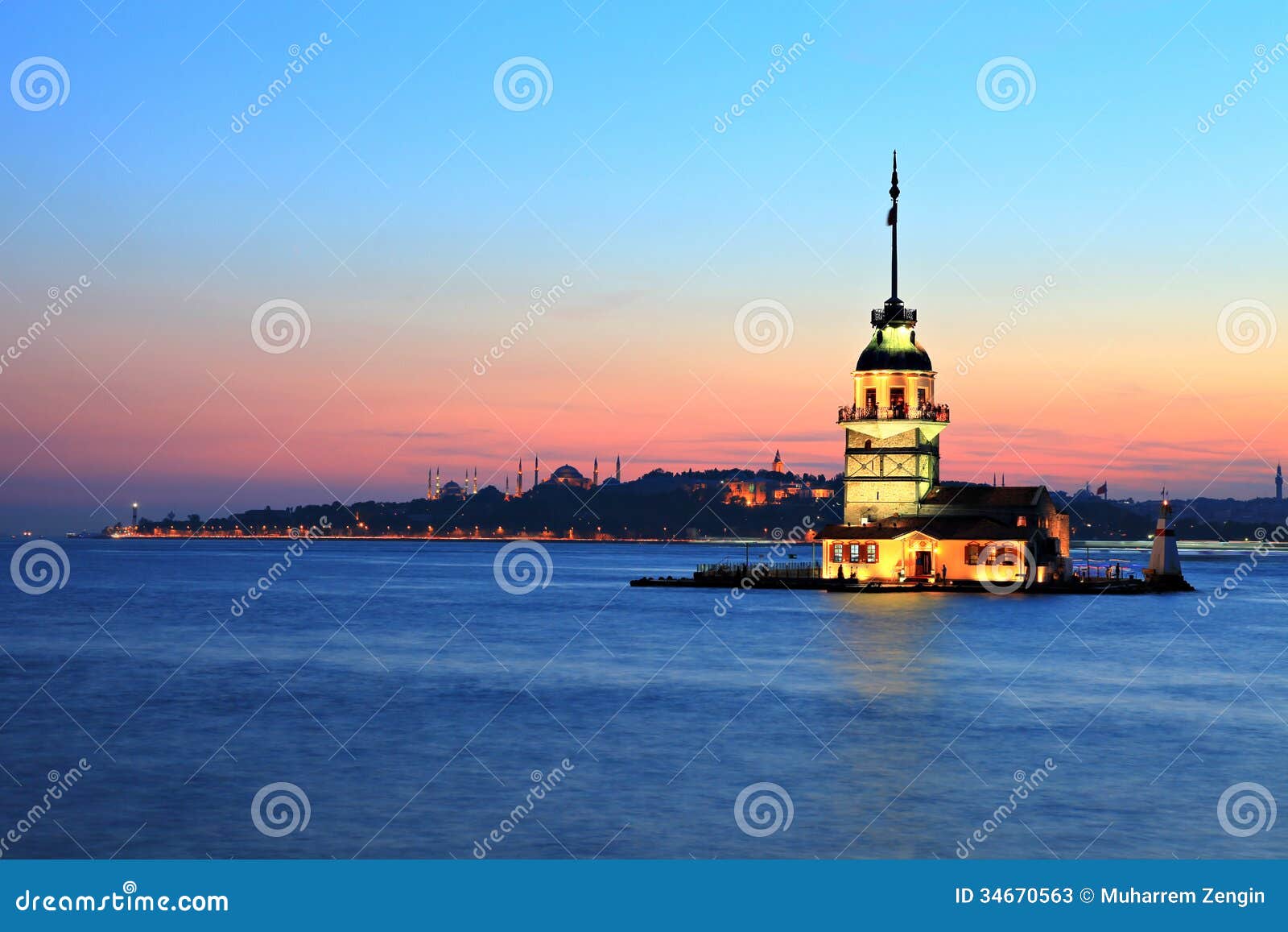 The Maiden s Tower stock image. Image of classic, place - 34670563