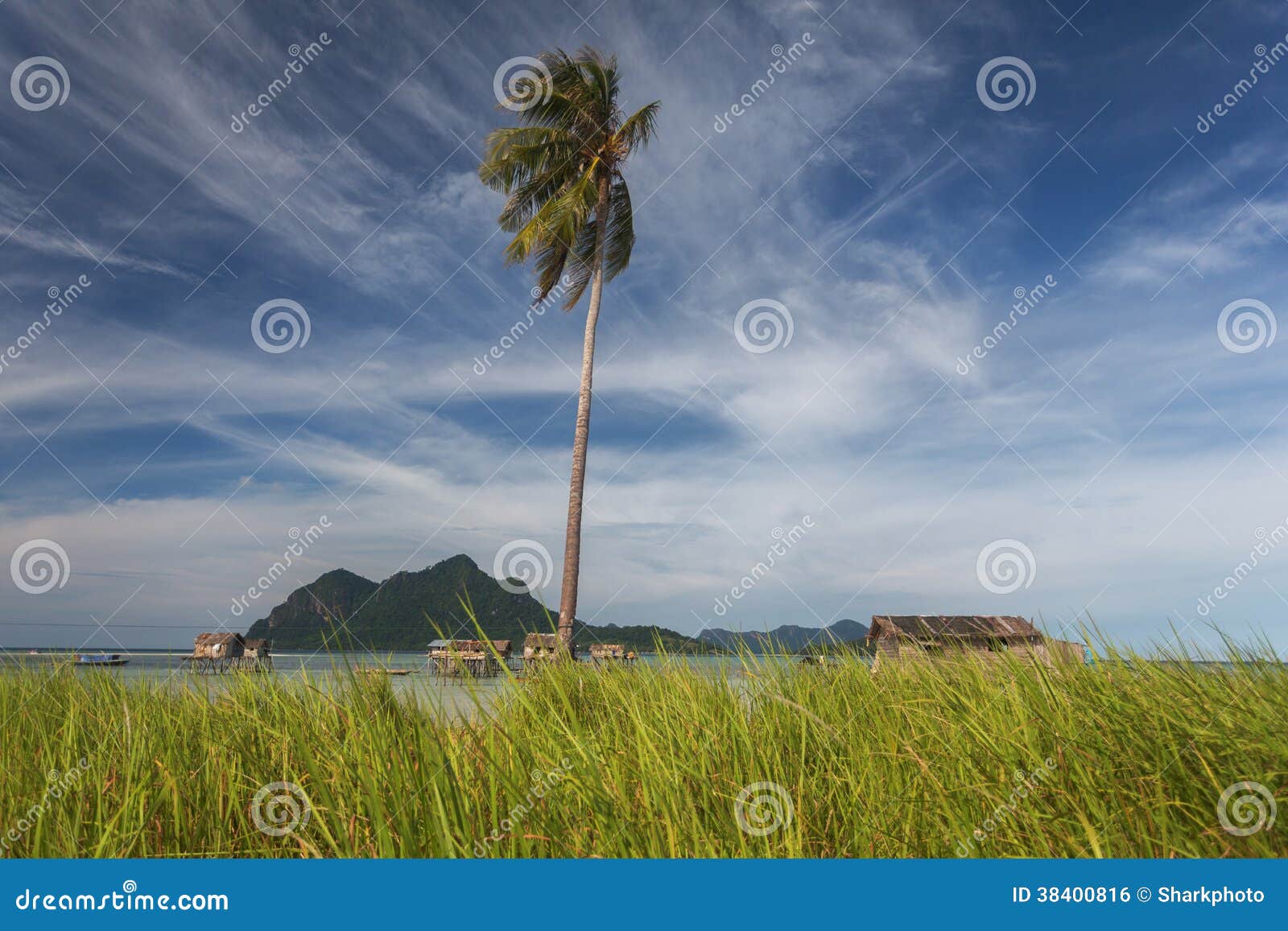 Maiga Island, Borneo stock photo. Image of mother, scuba - 38400816