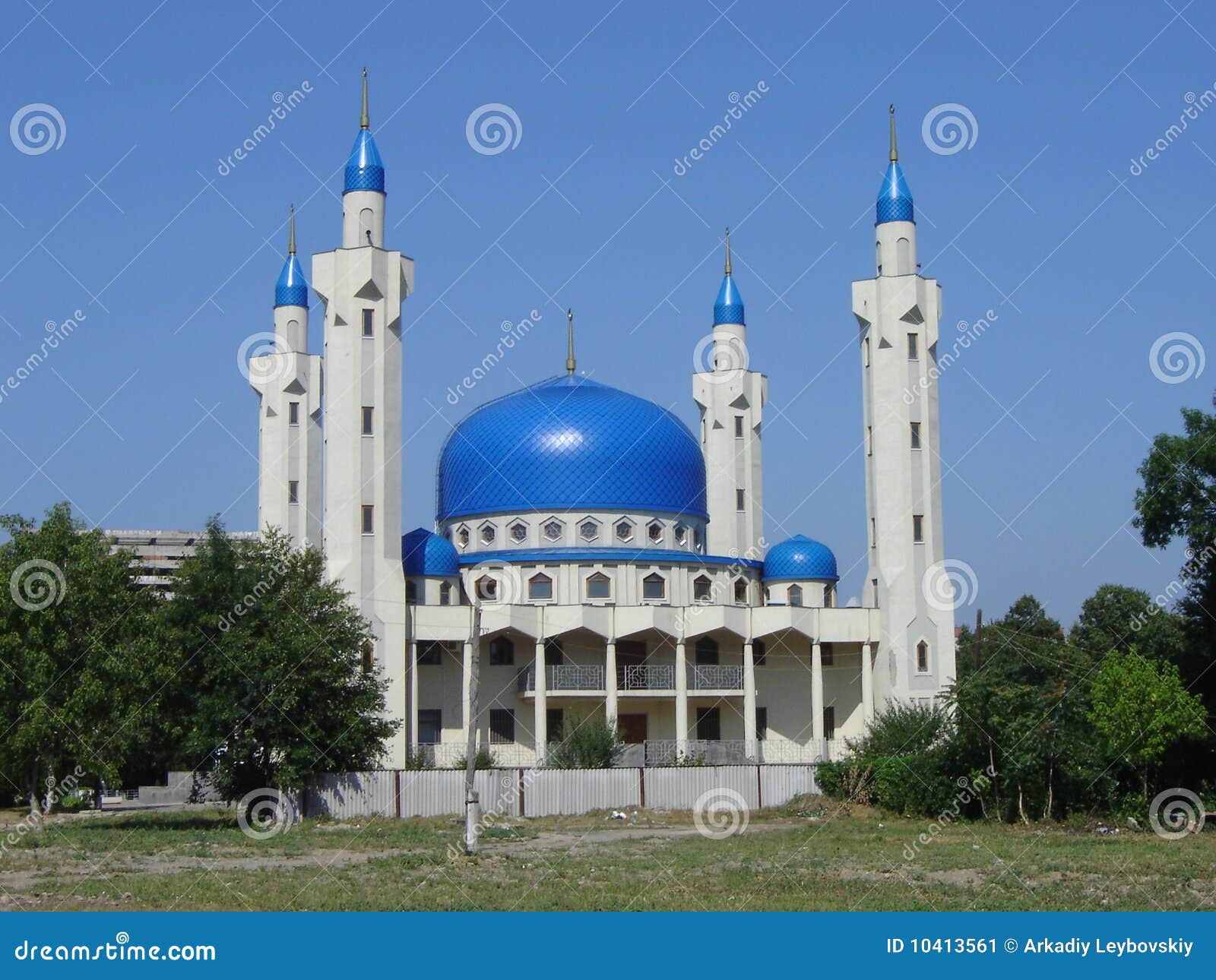 Maikop Mosque stock image. Image of south, maykop, minarets - 10413561