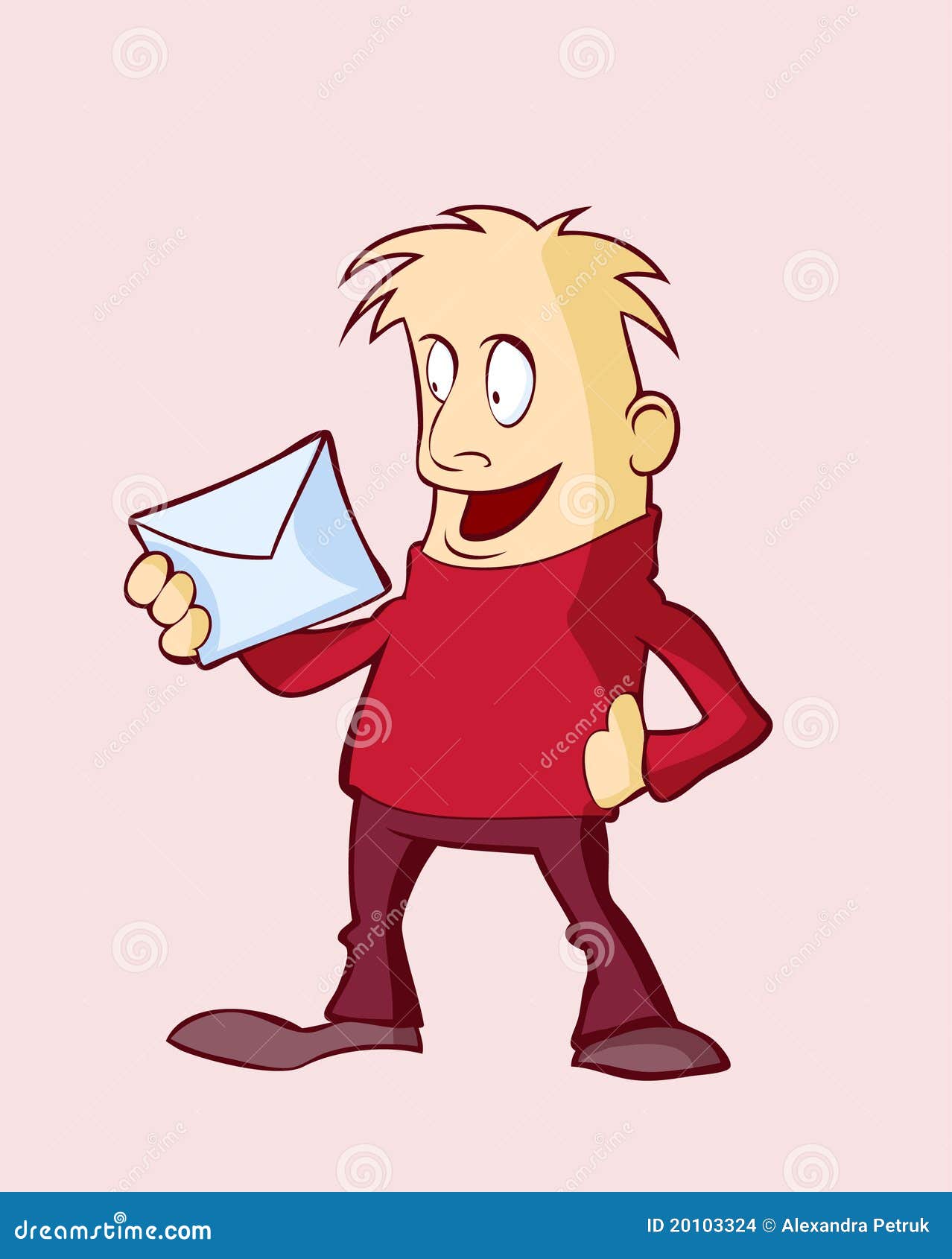 Kid Getting Mail Stock Illustrations – 4 Kid Getting Mail Stock ...