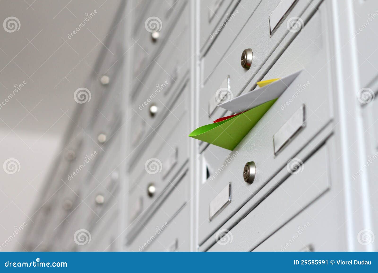 Mail advertising materials stock image. Image of brochure - 29585991