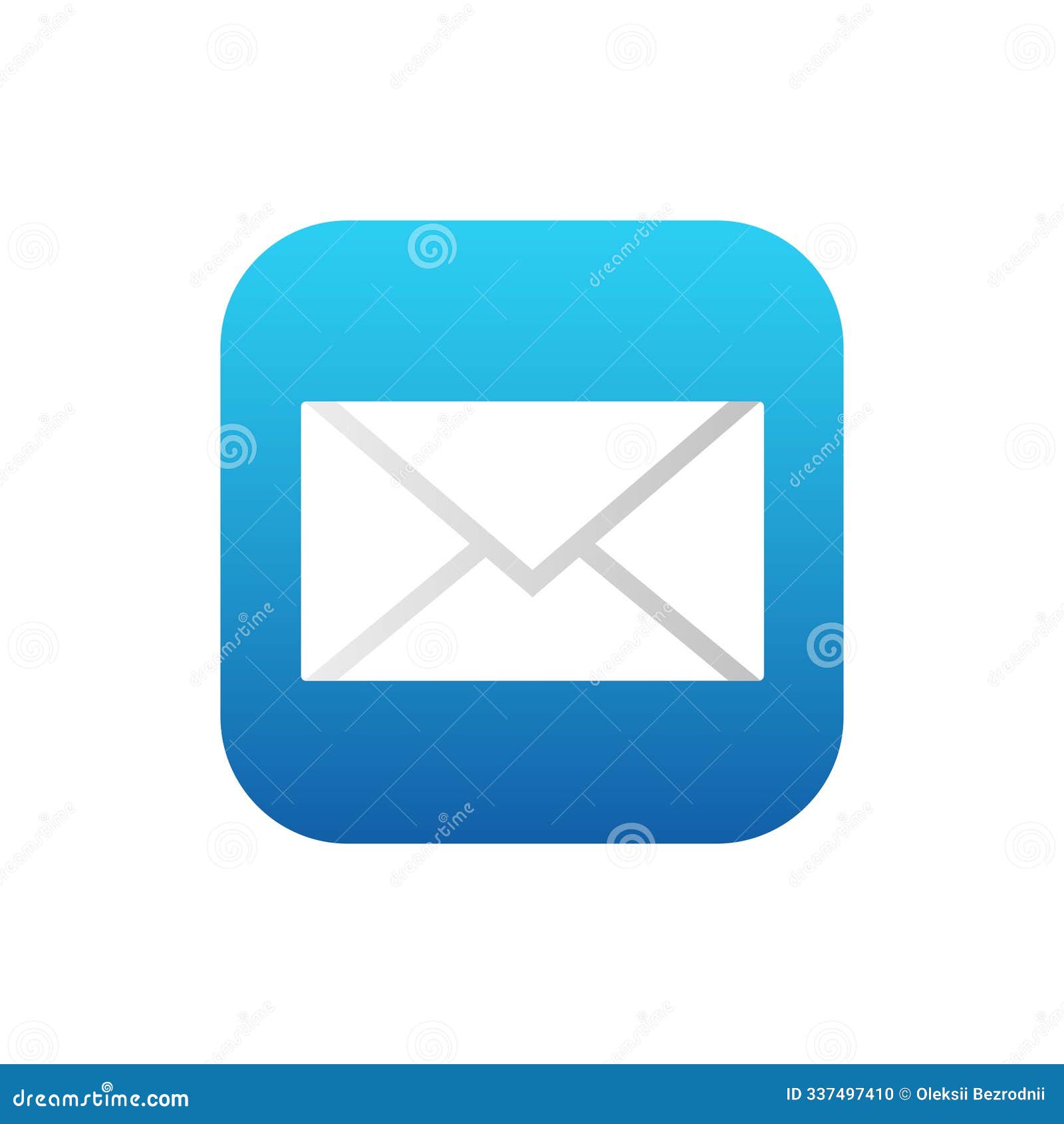 Mail Application for Mobile Phone. Email Icon in Modern Style Stock ...