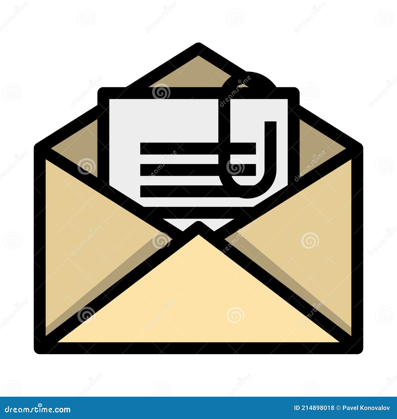 Mail With Attachment Icon Cartoon Vector | CartoonDealer.com #148389851 Mail With Attachment Icon Cartoon Vector | CartoonDealer.com #148389851