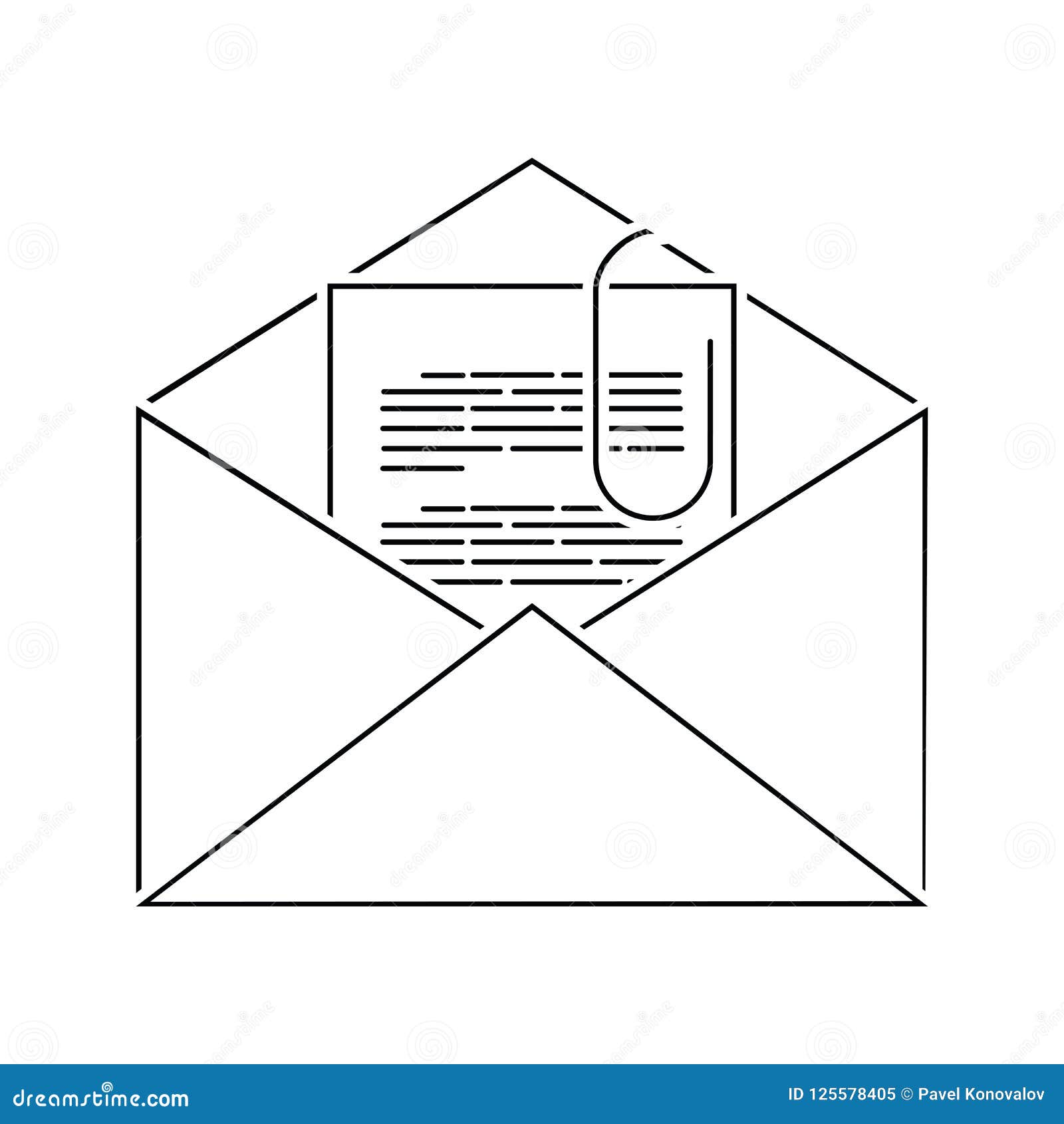 Mail with attachment icon stock vector. Illustration of correspondence ... Mail with attachment icon stock vector. Illustration of correspondence ...