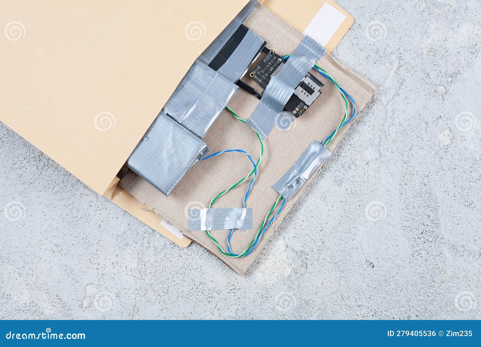 Mail Bomb IED - Improvised Explosive Device with C4 and Cell Phone ...