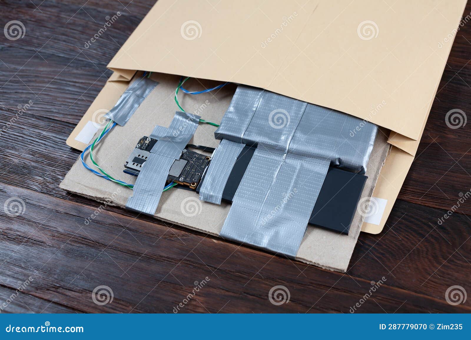 Mail Bomb IED - Improvised Explosive Device with C4 and Cell Phone ...