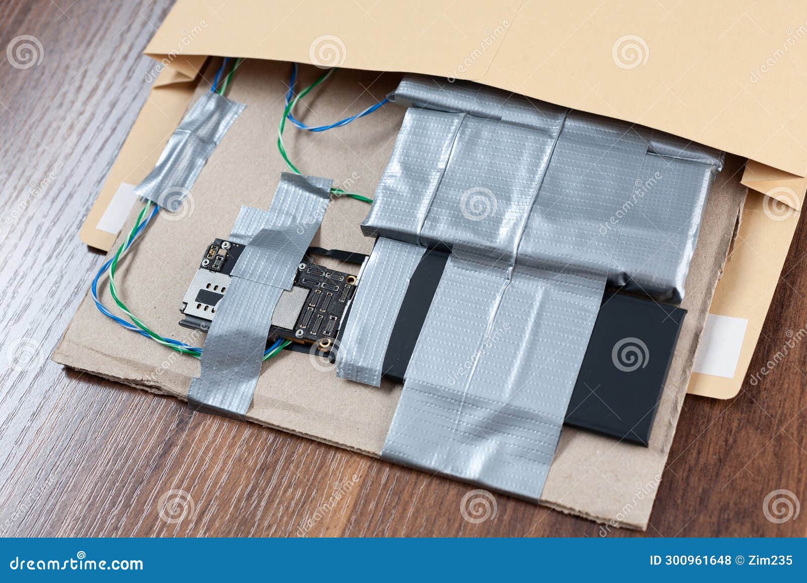 Mail Bomb IED - Improvised Explosive Device with C4 and Cell Phone ...