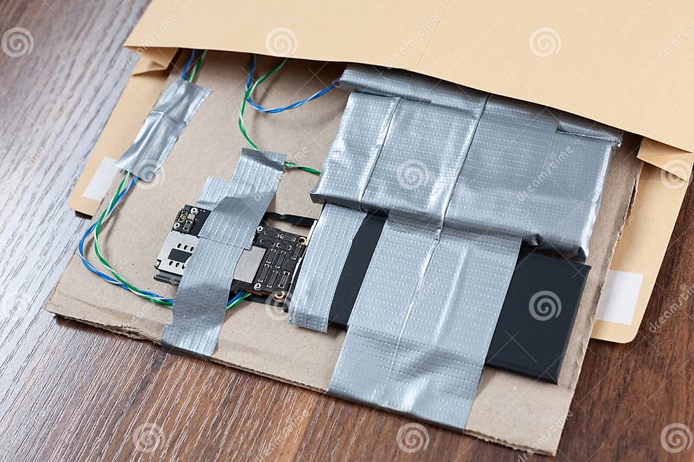 Mail Bomb IED - Improvised Explosive Device with C4 and Cell Phone ...