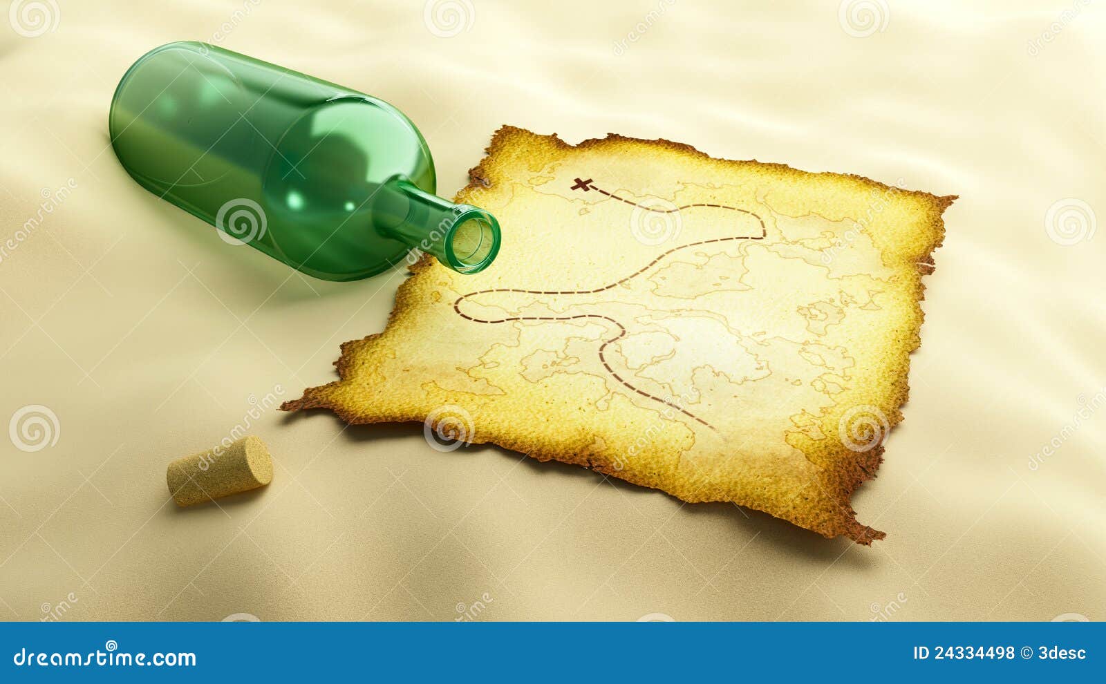 Burnt Treasure Map Royalty-Free Stock Photography | CartoonDealer.com ...