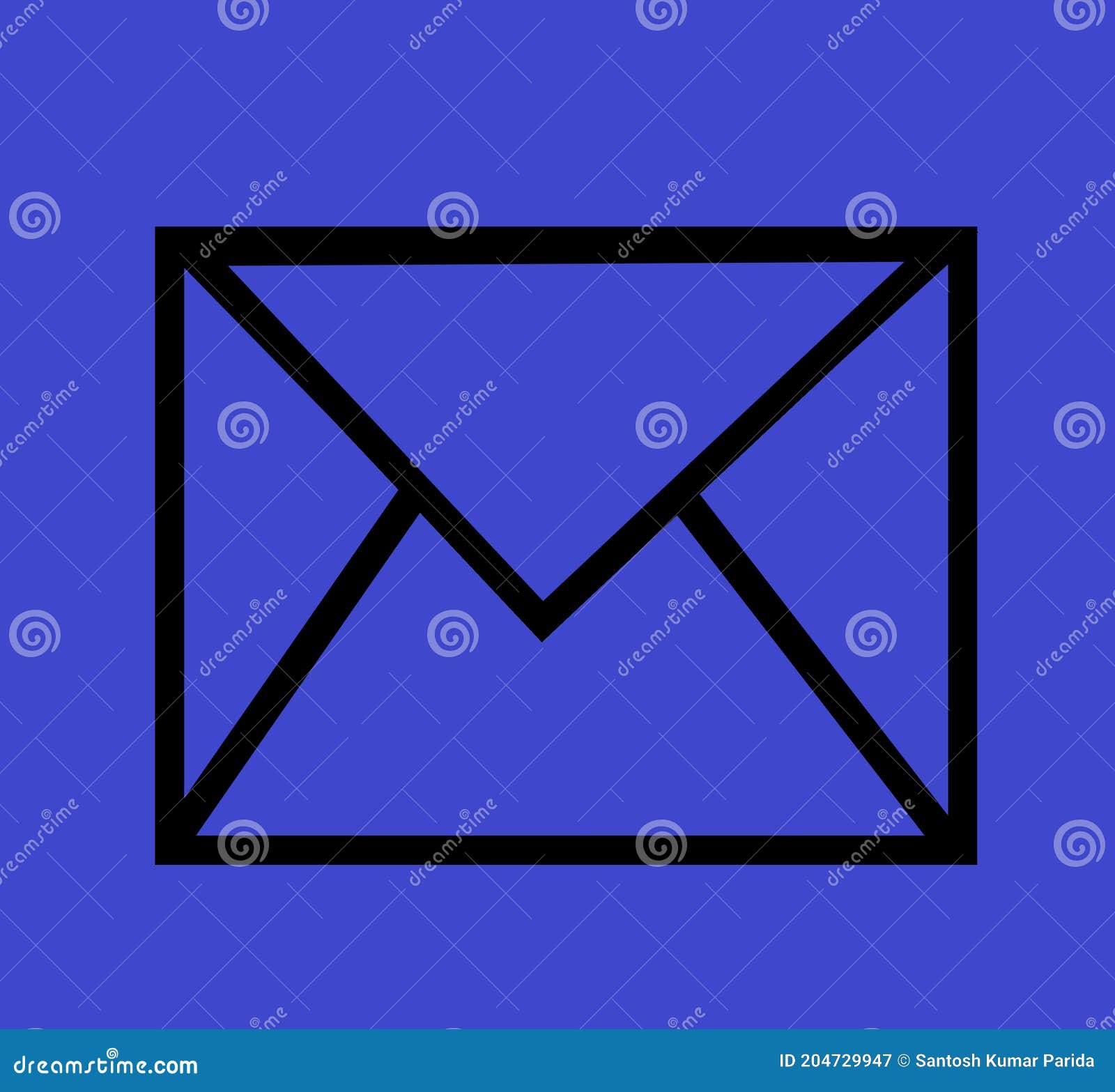 Inbox And Outbox Full Letter With Mailbox Flat Design Cartoon Vector ...